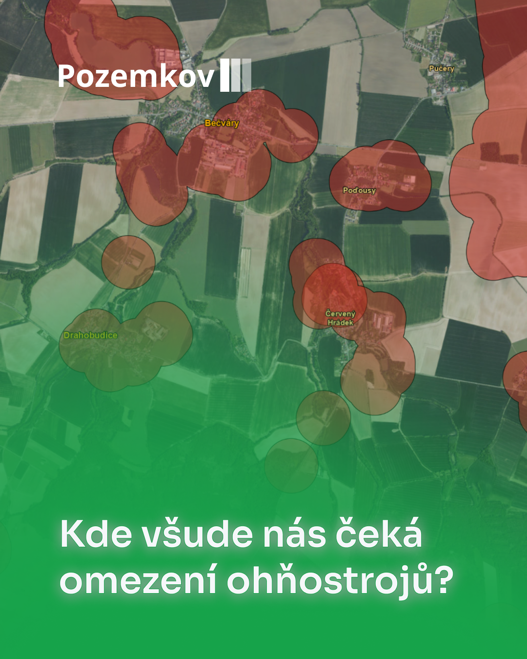 Mapa omezení pyrotechniky v ČR | Kde je zakázáno používat ohňostroje?
